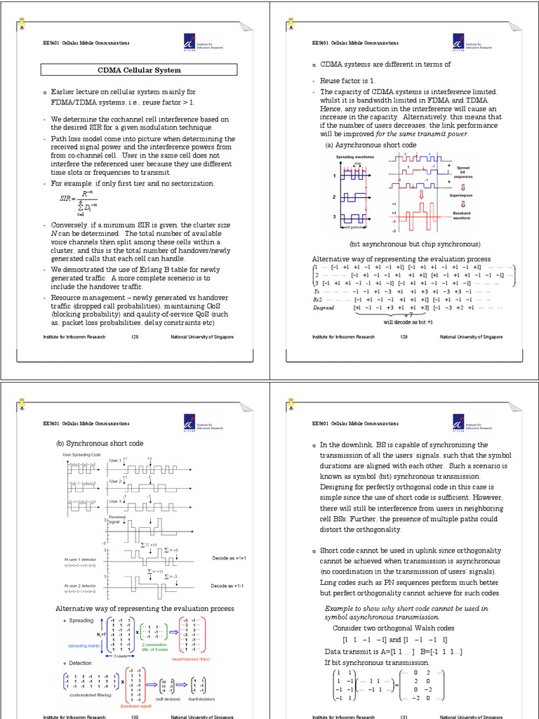 CDMA Cellular System | PDF | Cellular Network | Telecommunications Engineering