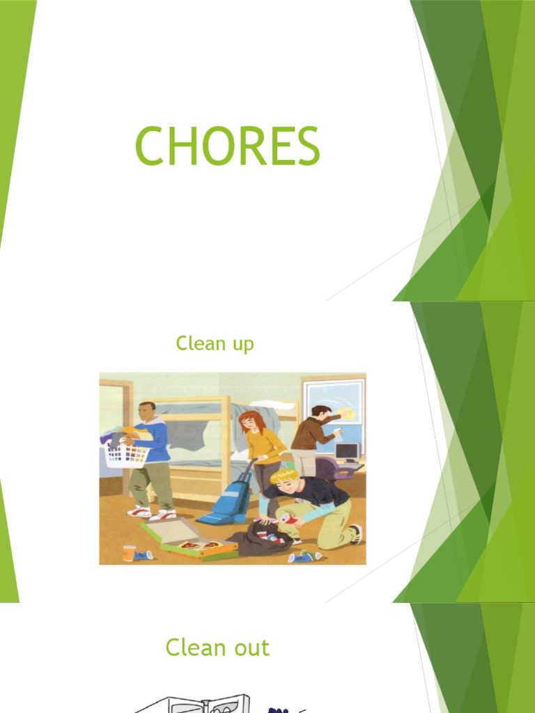 Chores and Phrasal Verbs Boardgames Flashcards - 81581 | PDF