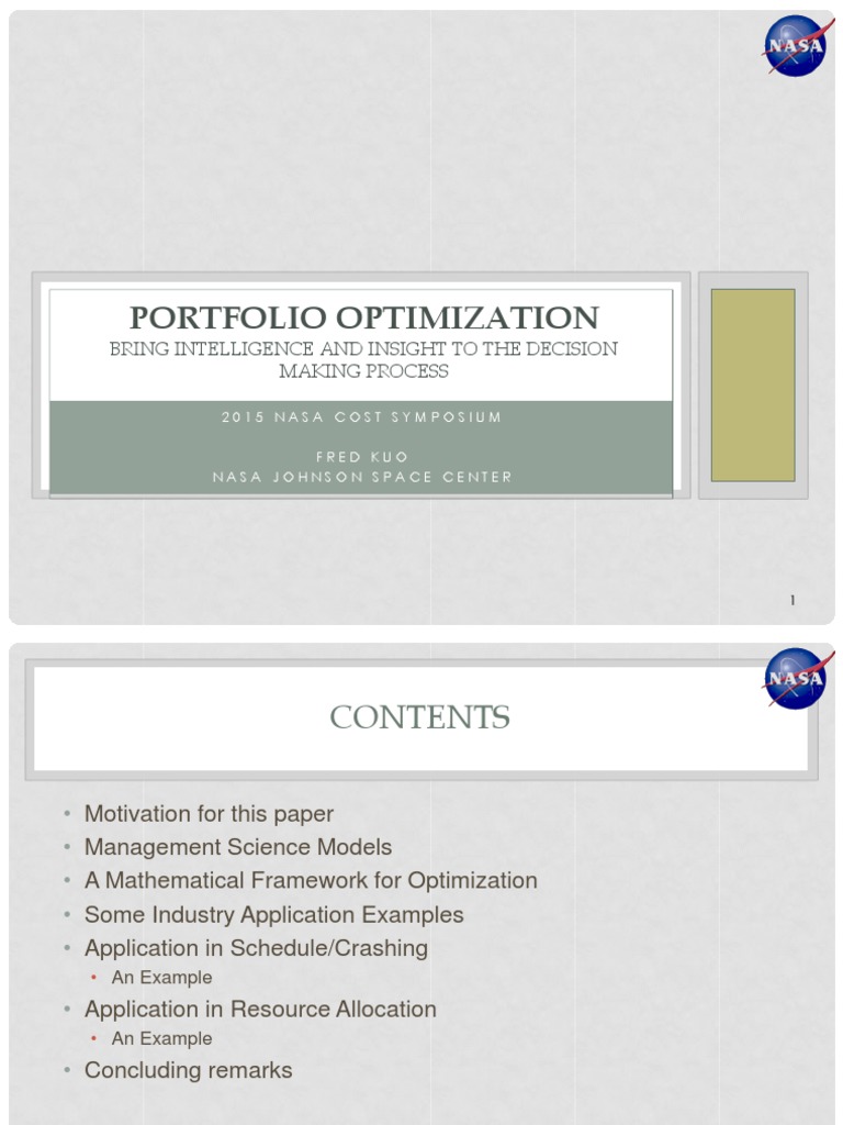 16 Portfolio Optimization Tagged | PDF | Mathematical Optimization ...