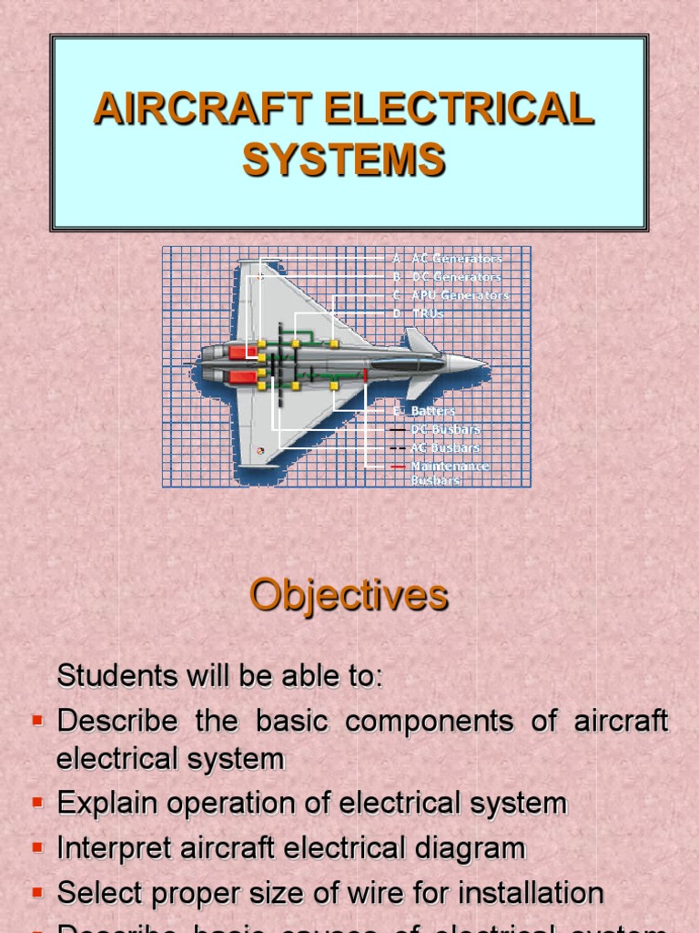 Aircraft Electrical Systems Pdf Alternating Current Direct Current