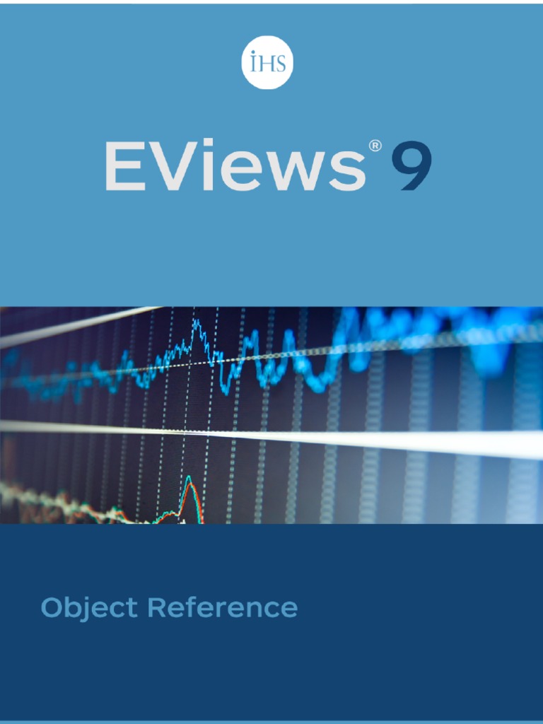 EViews 9 Object Ref PDF | PDF | Spreadsheet | Array Data Structure