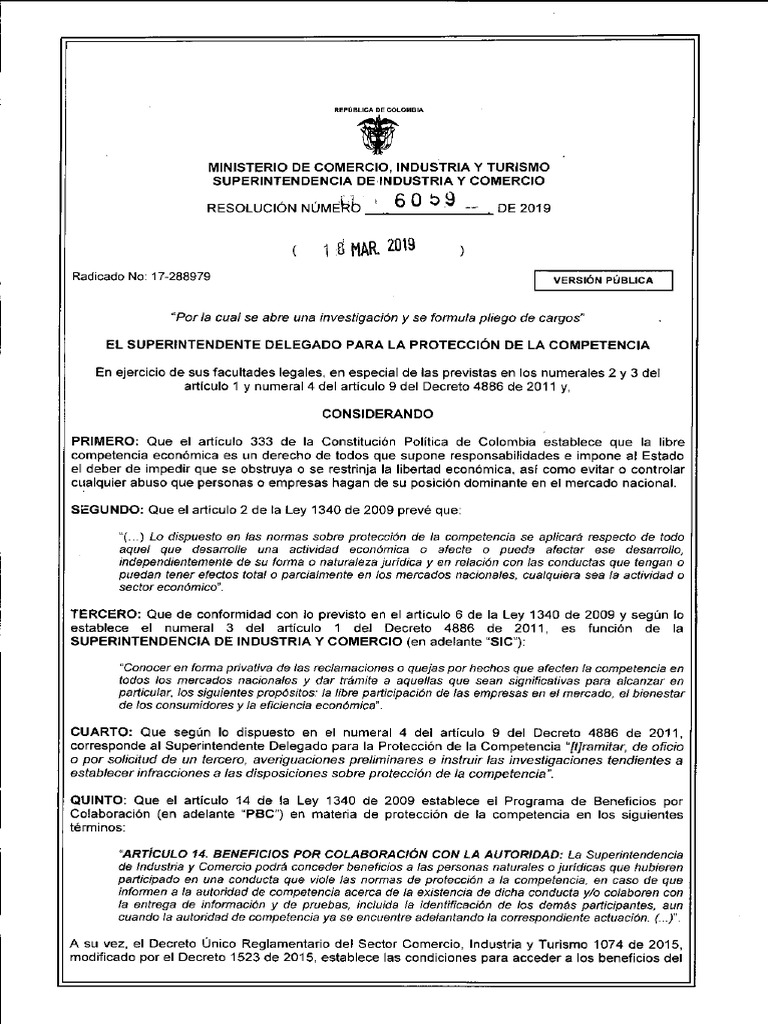 Resolución No. 6059-19 VP PDF | PDF