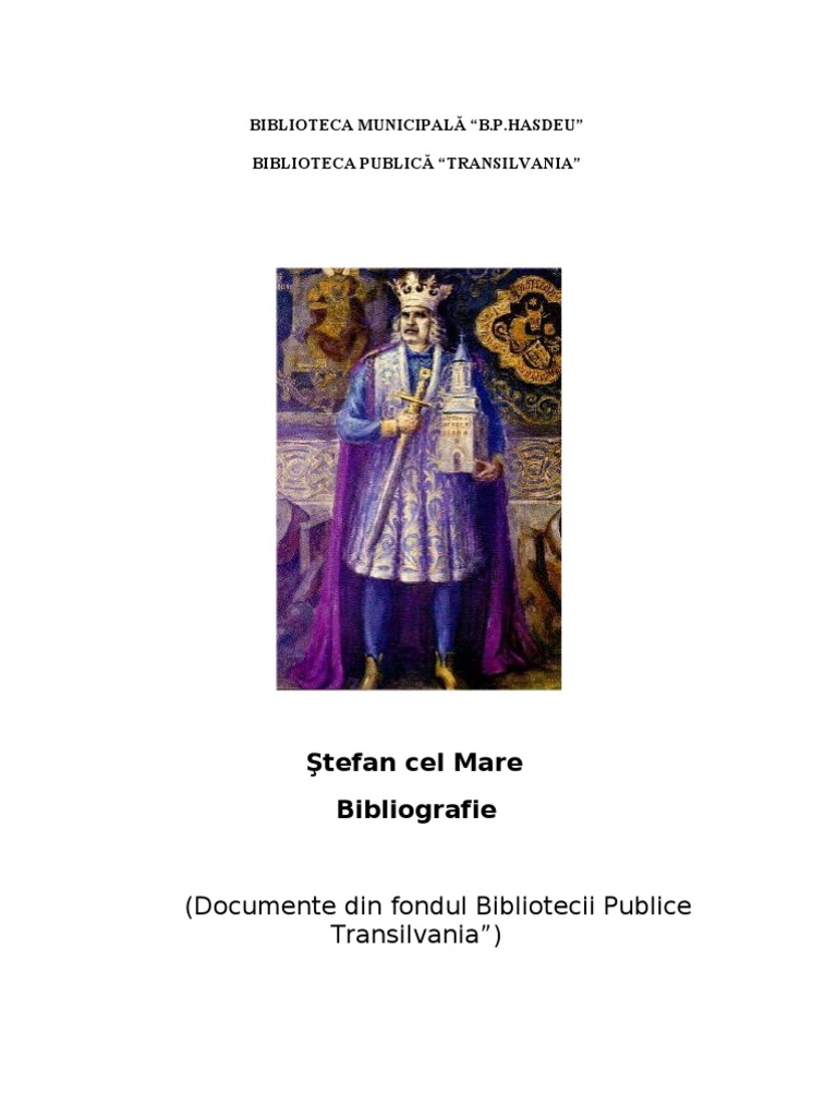 Stefan Cel Mare | PDF