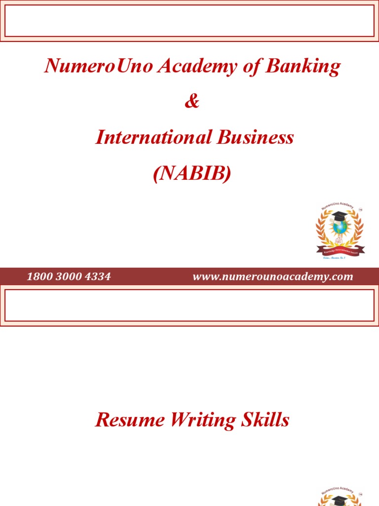 Resume Writing Skills Tips | PDF | Résumé | Communication