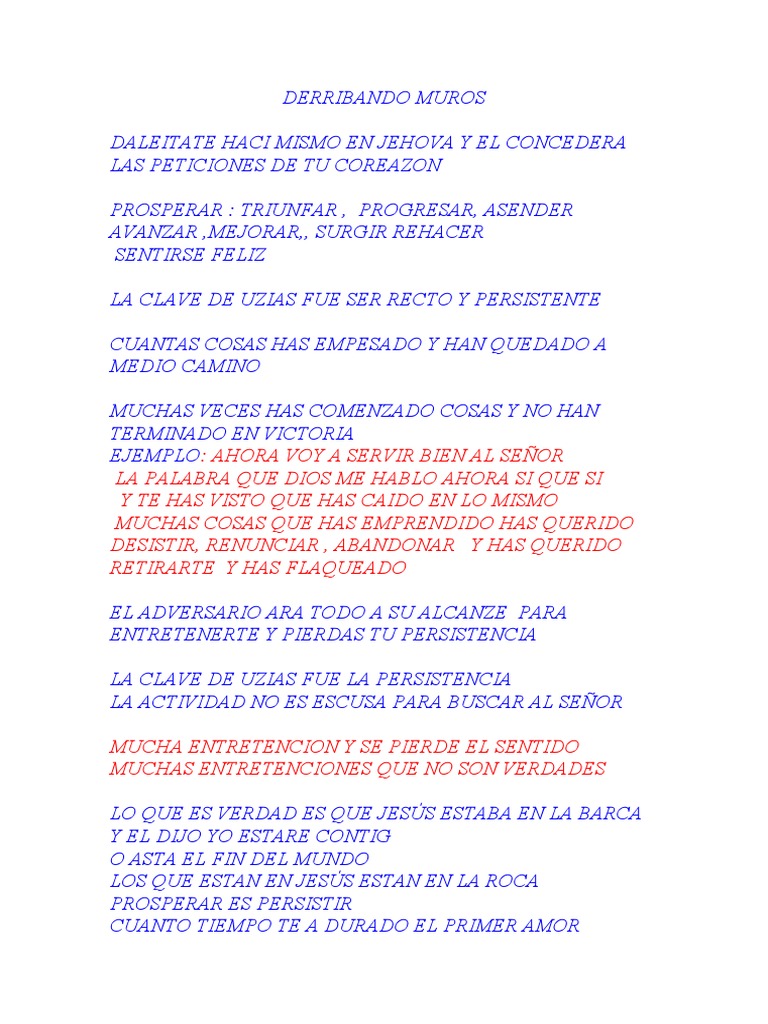 Derribando Muros | PDF