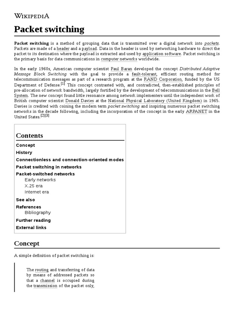 Packet Switching | PDF | Packet Switching | Multiprotocol Label Switching