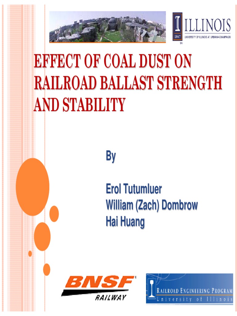 How coal dust fouling weakens railroad ballast and causes derailments ...