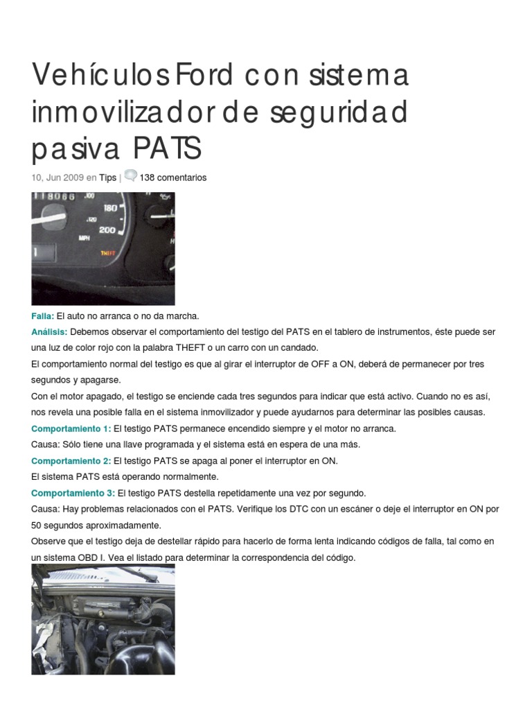 Codigos de Falla Ford PDF | PDF | Informática y tecnología de la información | Science