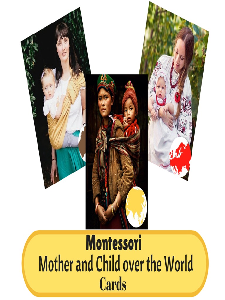 Motherand Childaroundthe World Montesori Cards | Download Free PDF ...
