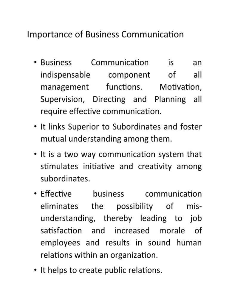 Business Communication | PDF