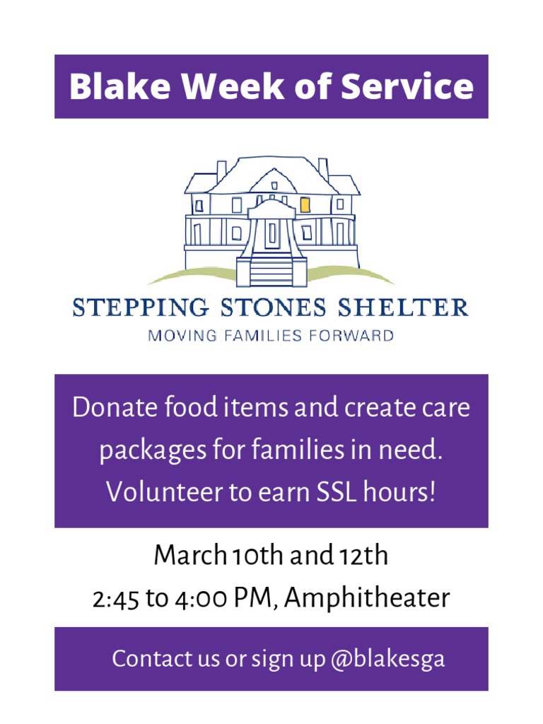 Blake Week of Service | PDF