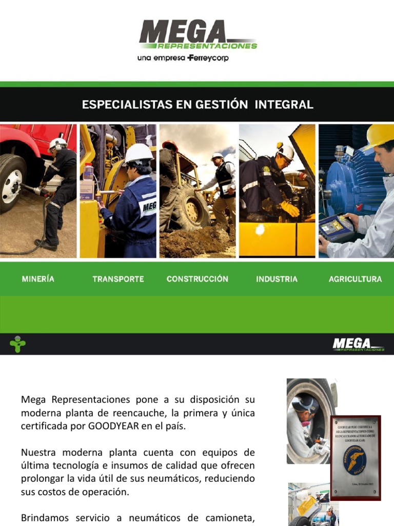 Presentación Reencauche Mega Rep | PDF | Neumático | Naturaleza