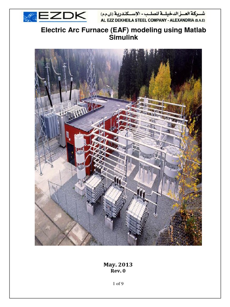 Electric Arc Furnace (EAF) Modeling Using Matlab Simulink PDF | PDF ...
