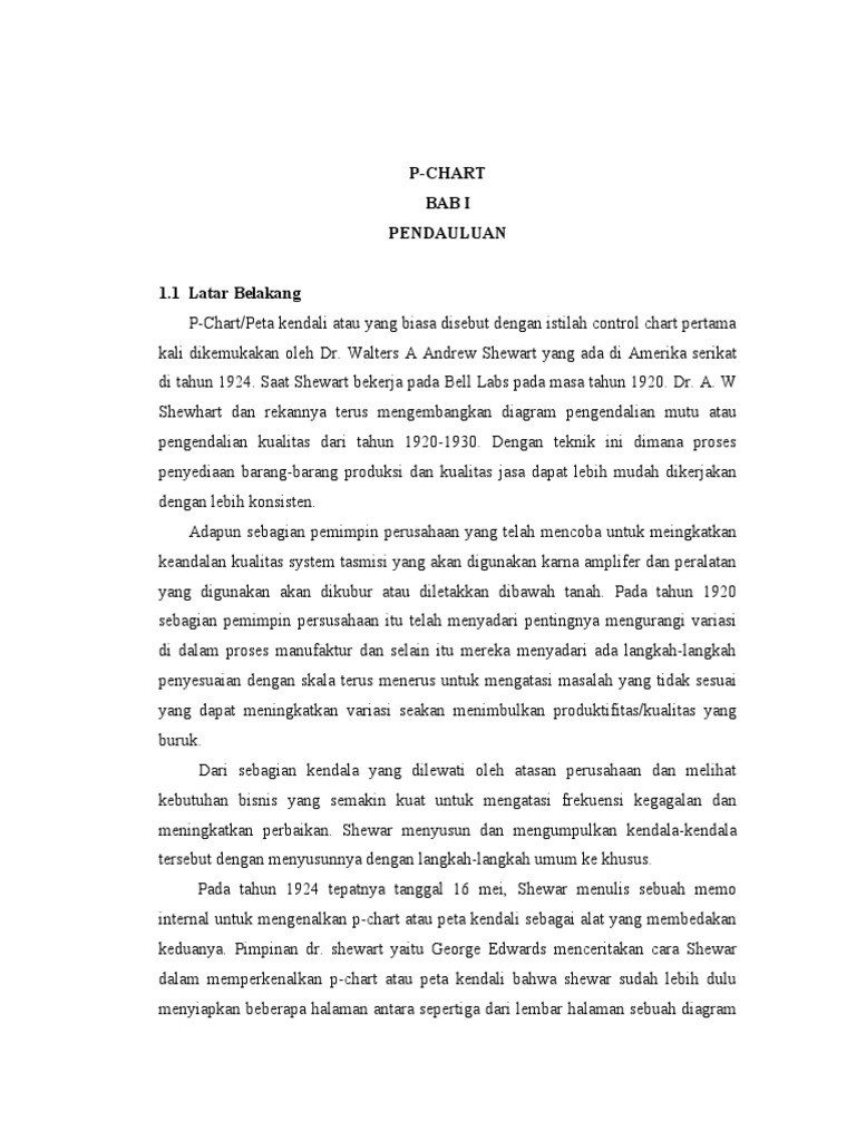 MODUL I Pchart | PDF