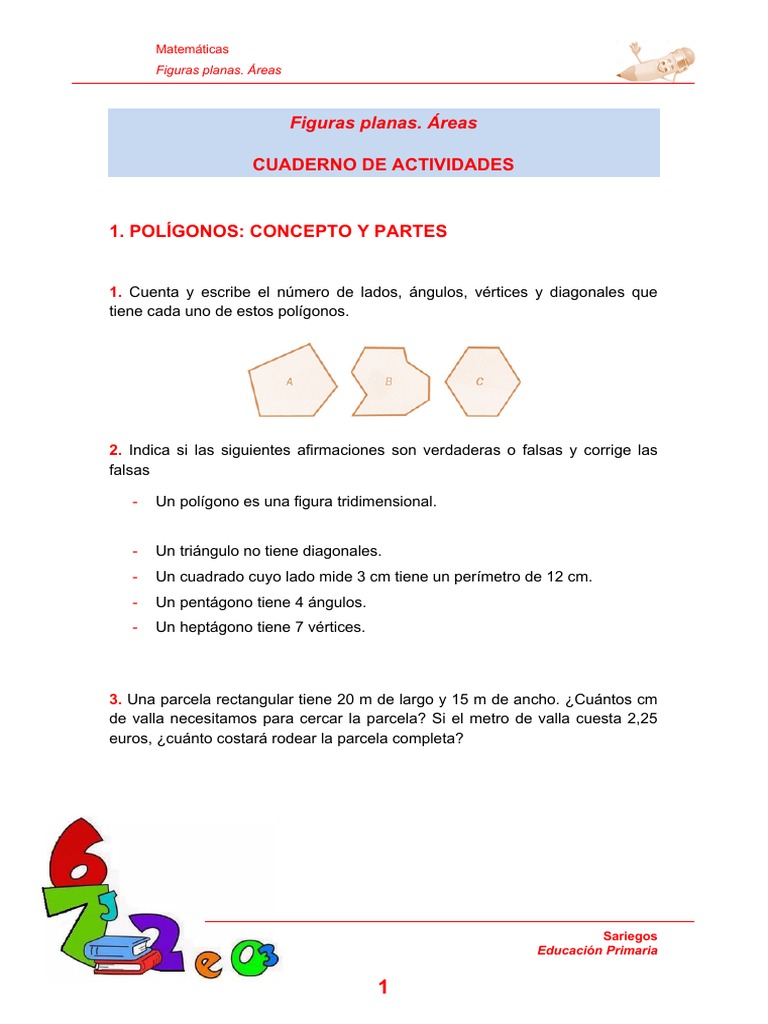 Cuaderno de Actividades - Figuras Planas | PDF | Triángulo | Circulo