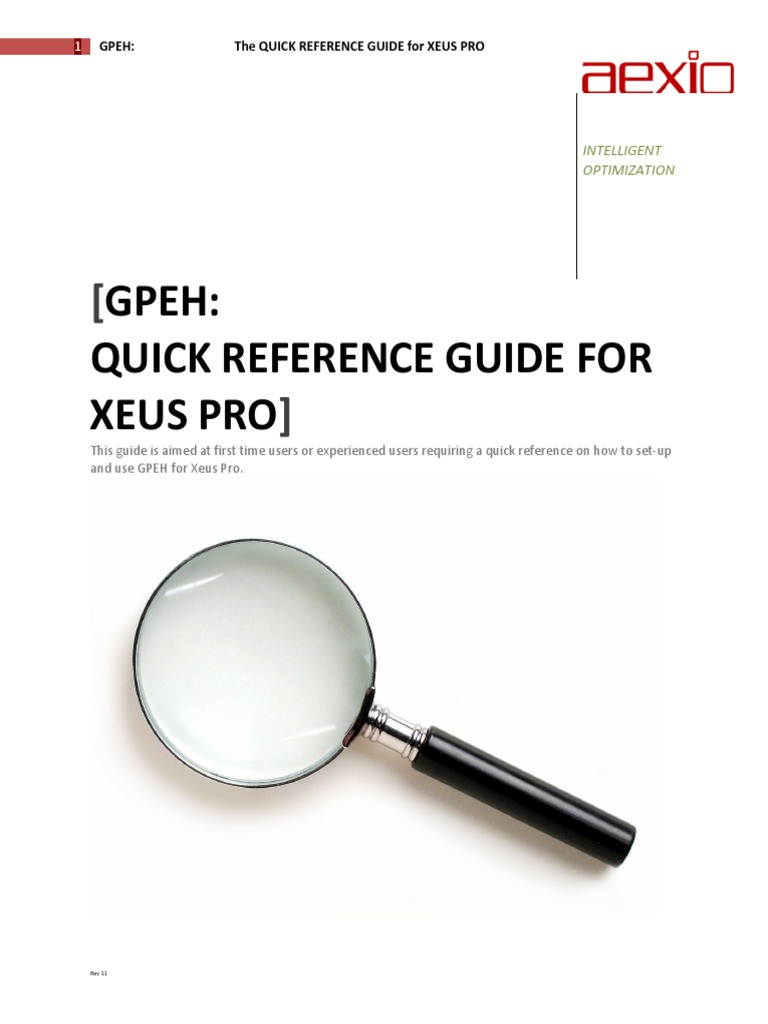Xeus Gpeh Analysis Quick Guide | PDF | Computer File | Map