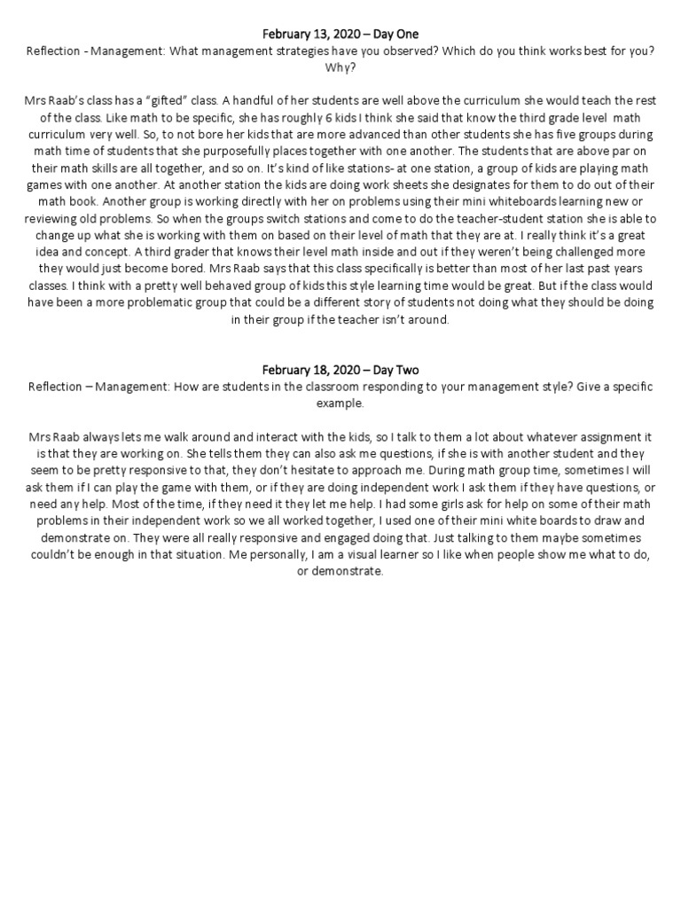 Journal Entries | PDF | Curriculum | Classroom