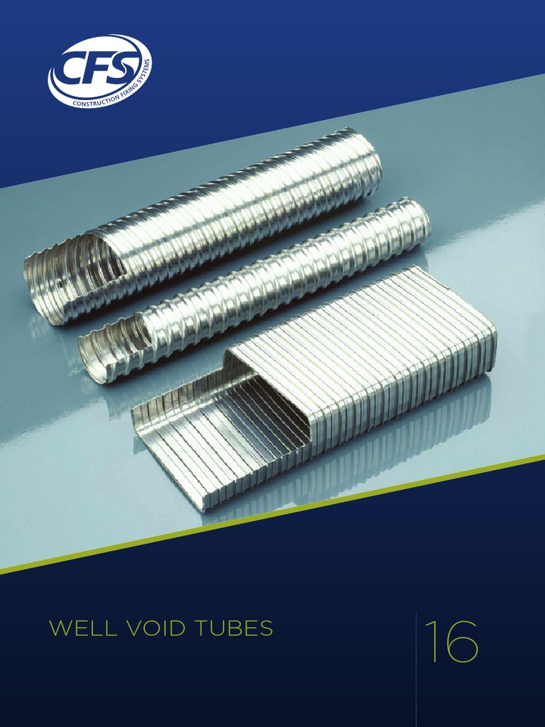 Well Void Tubes | PDF | Pipe (Fluid Conveyance) | Building Technology