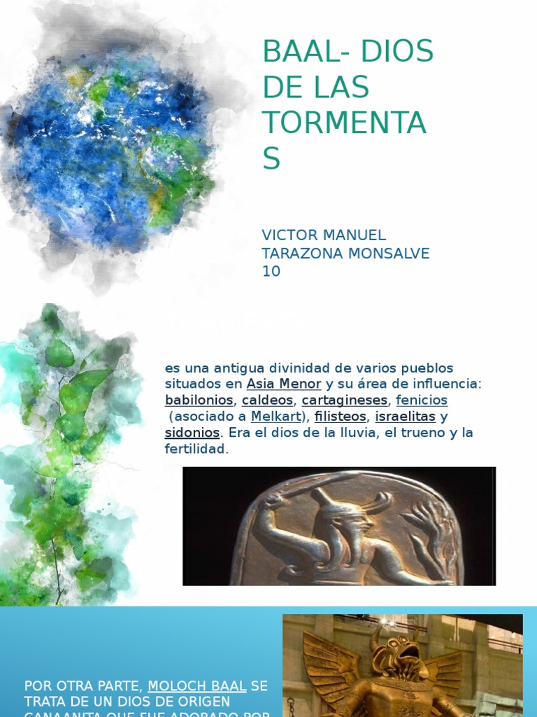 Diapositiva Baal Dios de La Tormenta N | PDF