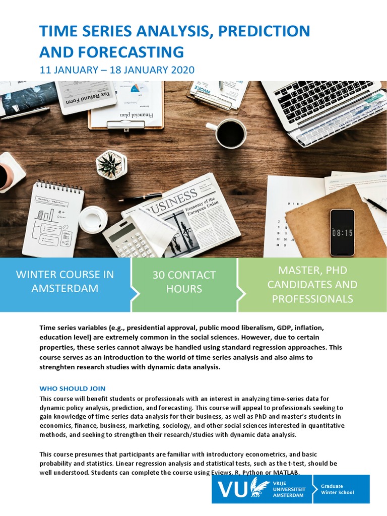 59.time Series Analysis Prediction and Fore PDF | PDF | Time Series | Data Analysis