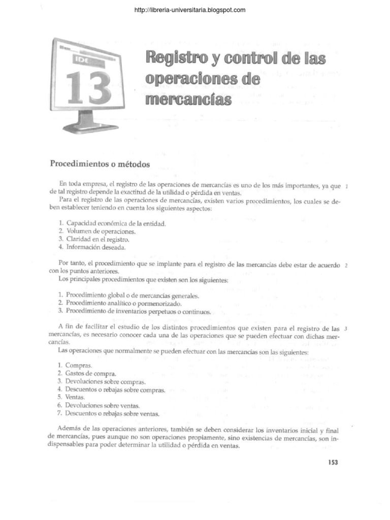 Primer Curso de Contabilidad | PDF