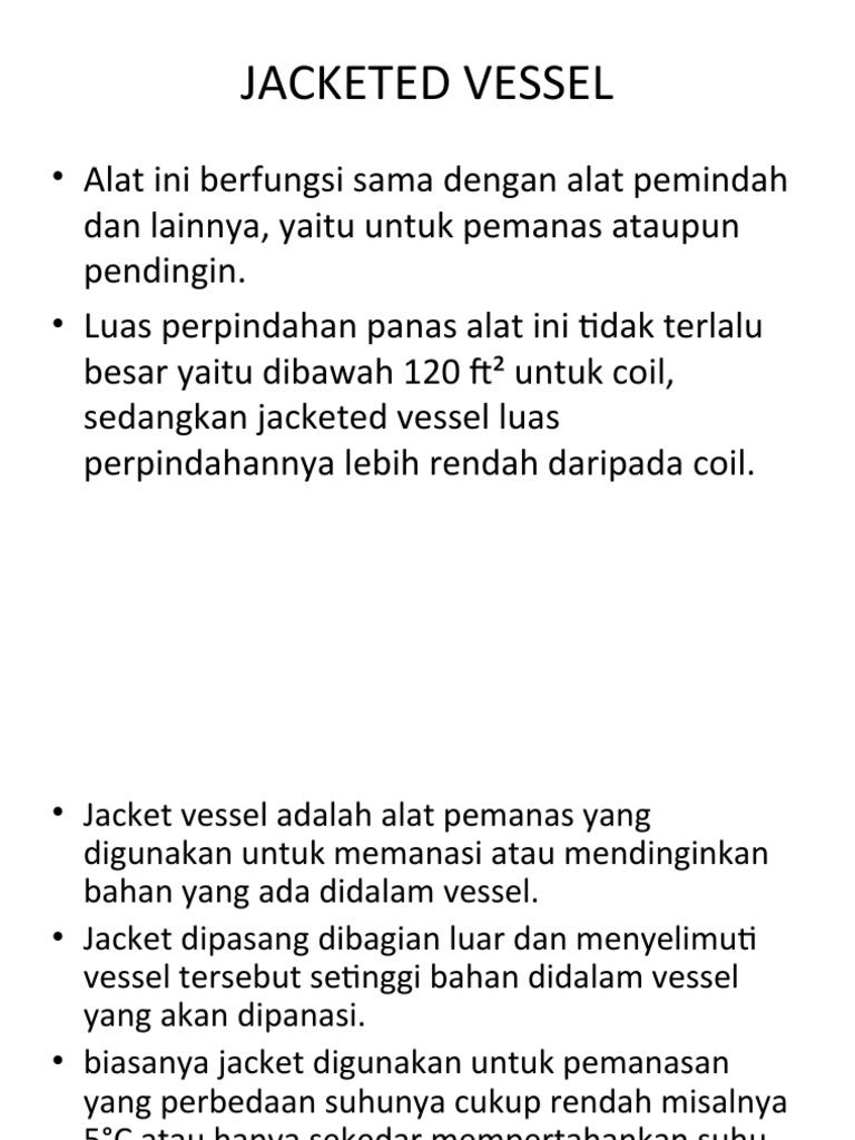 Coil Dan Jacketed Vessel | PDF