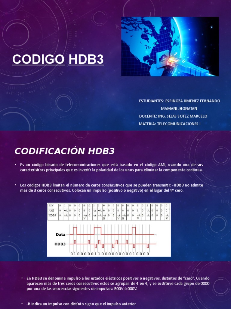 Codigo HDB3 Codigo Ami | PDF | Tecnología