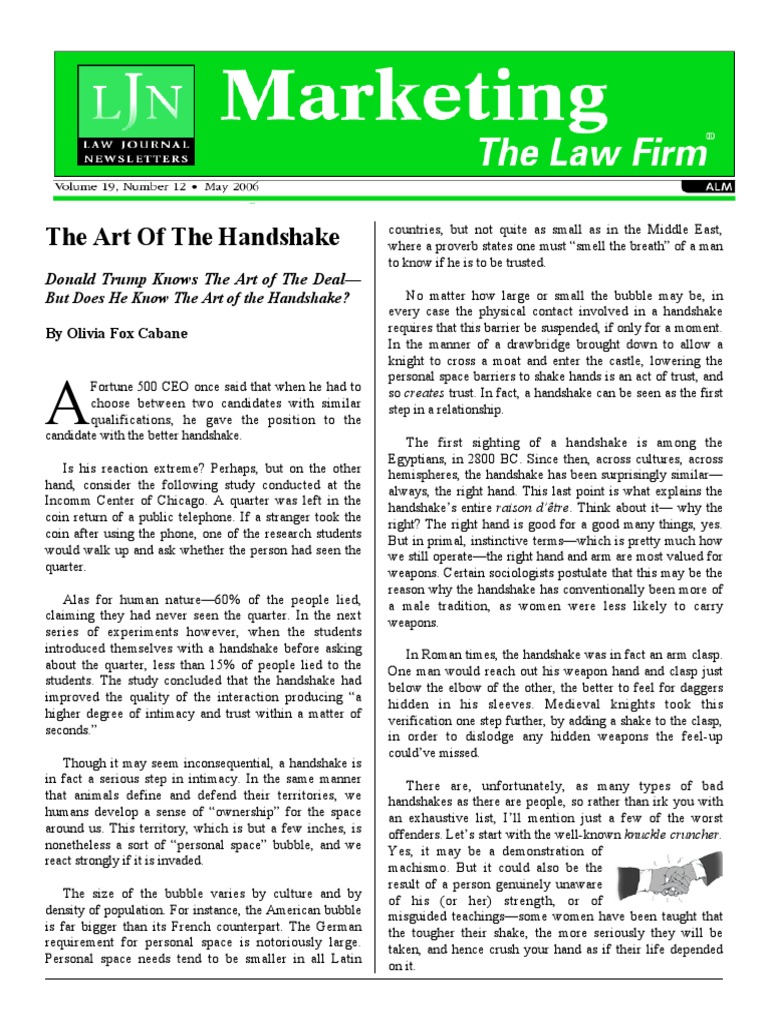 Handshake PDF | PDF | Hand