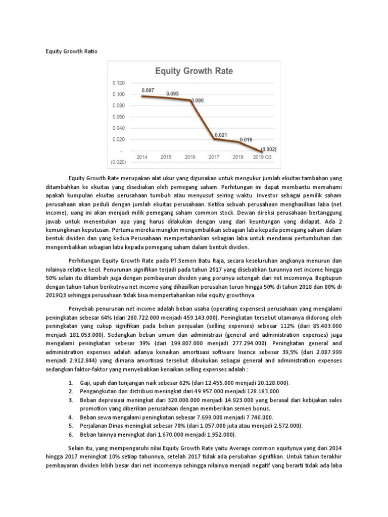 Equity Growth Rate | PDF