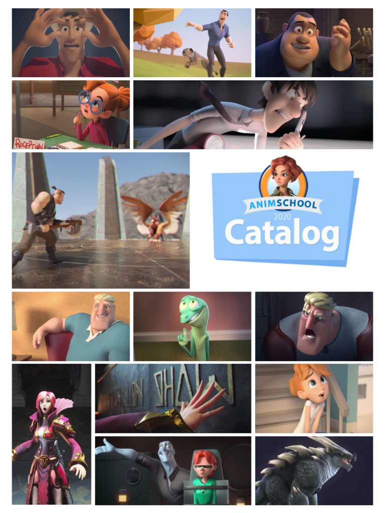 Anim School Catalog | PDF | 3 D Computer Graphics | Animation