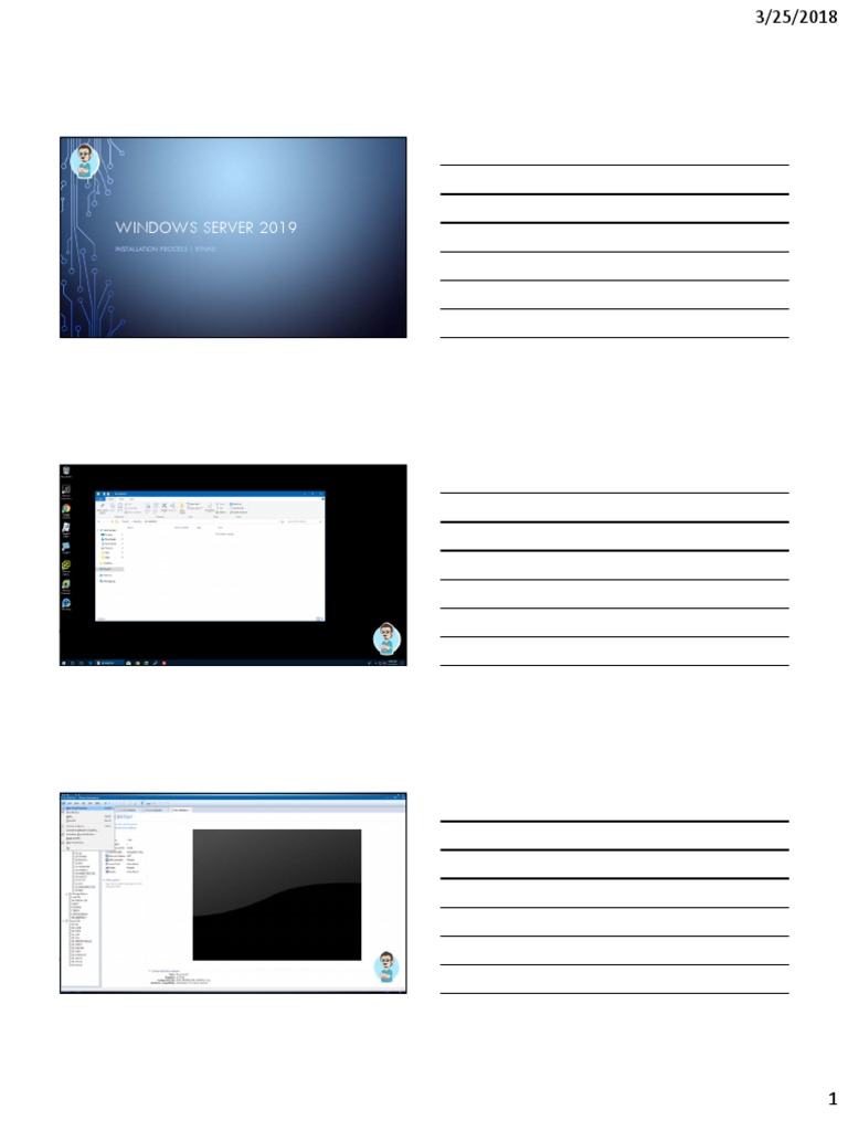 Windows Server 2019 (Installation - Steps)