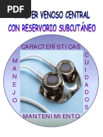 Catéter Venoso Central Con Reservorio Subcutáneo Port | PDF | Vena ...