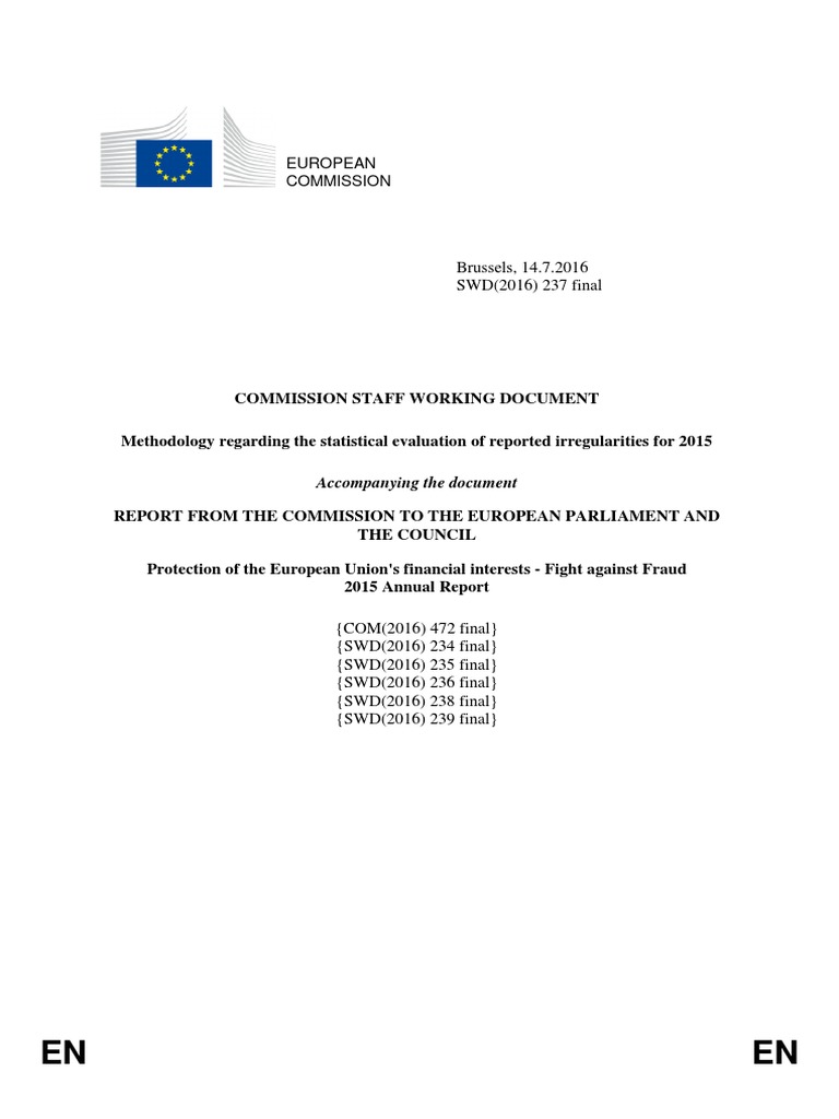 Methodology Statistical - Evaluation | PDF | European Union | European ...