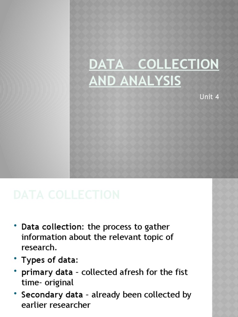 BRM Data Collection and Analysis | PDF | Data | Survey Methodology BRM Data Collection and Analysis | PDF | Data | Survey Methodology