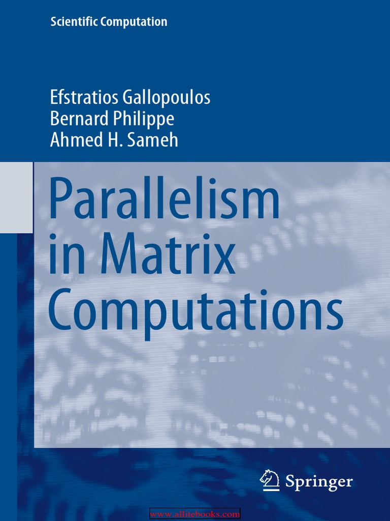 Gallopoulos - Parallelism in Matrix Computations | PDF | Matrix ...