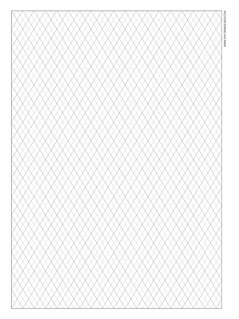 Isometric Grid Sketch A4 Landscape | PDF