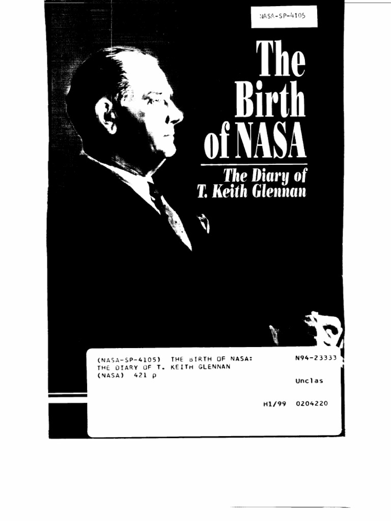 The Birth of NASA The Diary of T. Keith Glennan | PDF | International ...