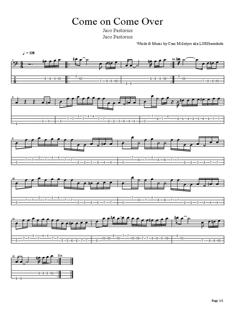 Pastorius, Jaco - Come on Come Over