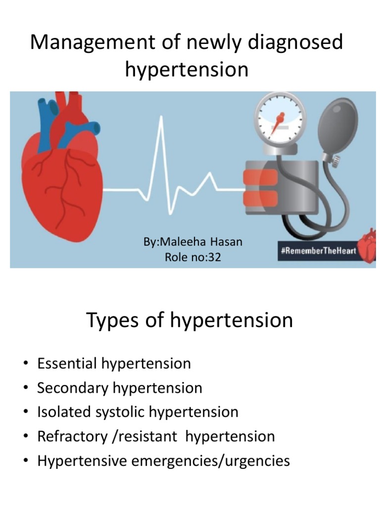 Management of Newly Diagnosed Hypertension: A Guide to Evaluation ...
