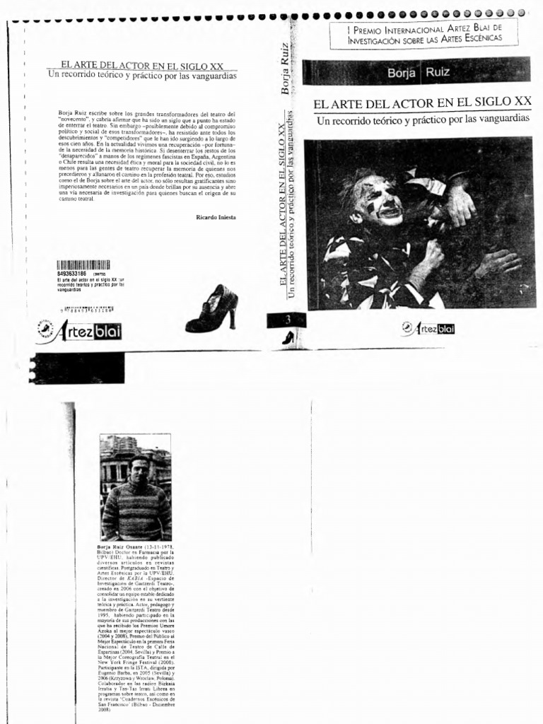 Borja Ruiz El Arte Del Actor PDF | PDF | Teatro | Las artes escénicas