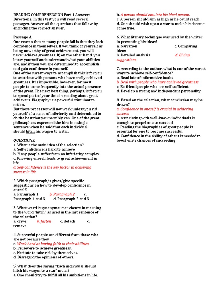 Ept Reading Comprehension Part 1 | PDF | Epistemology | Cognitive Science