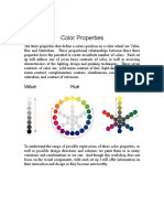 Lesson 3 Properties of Color | PDF | Color | Hue