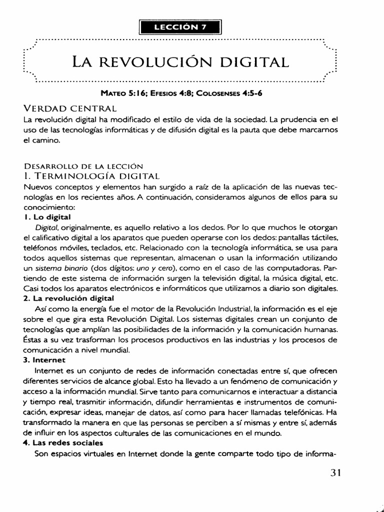 Lección 07-La-Revolucion-Digital - OCR - Alumno PDF | PDF | Internet ...