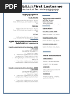 CV Resume Word Template 904 | PDF