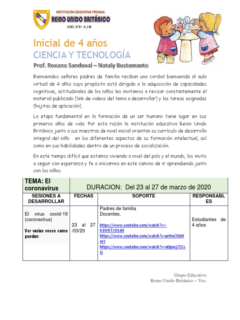 Inicial de 4 Años Ciencia y Tecnologia - I | PDF | Modificación de ...