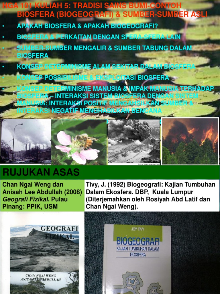 Biogeografi dan Interaksi Biosfera | PDF | Sains & Matematika