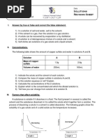 States of Matter MCQ Practice Test | PDF | Liquids | Melting Point