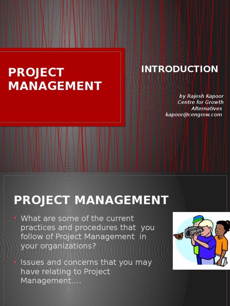 Project Management Introduction | PDF | Project Management | Business