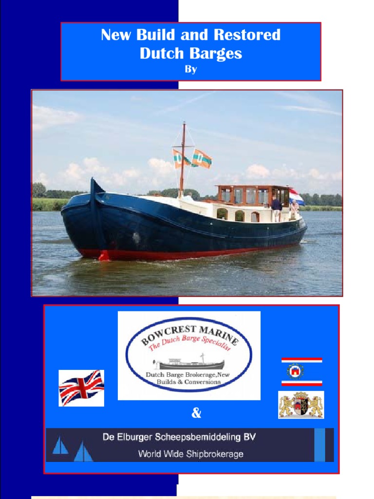New Build & Restored Dutch Barges by New Crest Marine | PDF | Deck ...