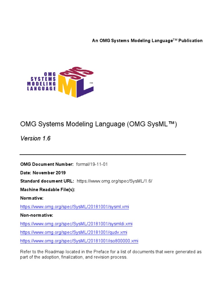 Sys Ml Pdf Unified Modeling Language Business